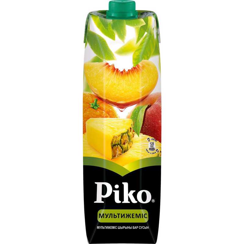 Напиток Piko Мультифрукт сокосодержащий 1 л т/п с доставкой по г.Астана ...
